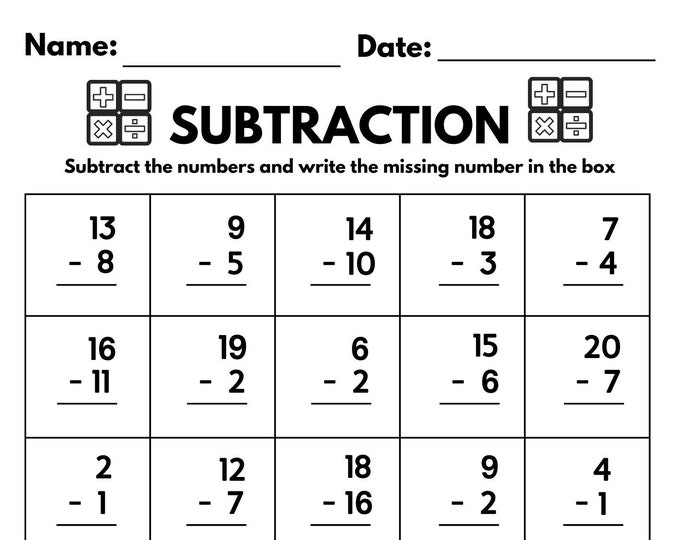 24 Printable Multiplication and Division Worksheets 1-12, Fill in the ...