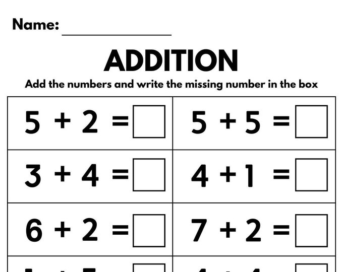 10 Printable Subtraction Fill in the Blanks Worksheets (numbers 1-20) for Kindergarten-1st Grade ...