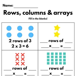 6 Multiplication Worksheets – Single Digit 1–12 – Fill in the Blanks ...