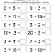 60 Printable Addition Fill in the Blanks Worksheets (numbers 1-20) for ...
