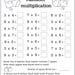 10 Printable Multiplication Worksheets, Single Digit Multiplication ...