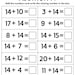 60 Printable Addition Fill in the Blanks Worksheets (numbers 1-20) for ...