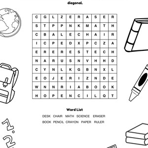 10 Printable Word Search Worksheets for Kids – Seasonal & Themed ...