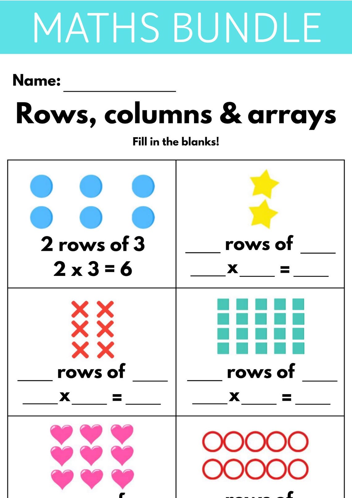 100+ Multiplication Worksheets Bundle, Printable Math Practice - Etsy