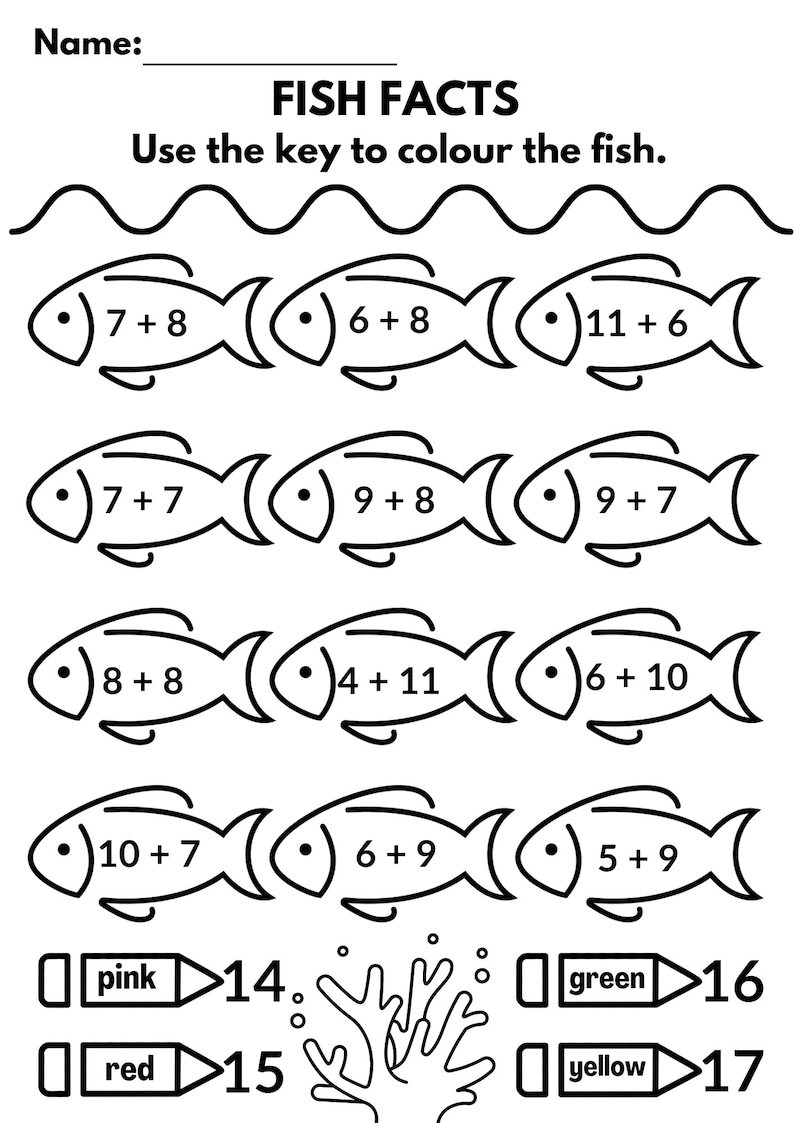 10 Printable Additition Fill in the Blanks Worksheets (numbers 1-30 ...