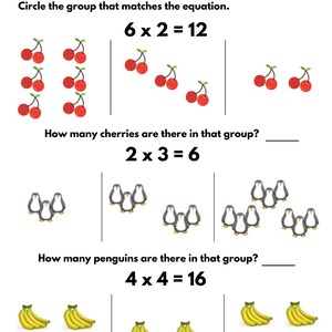 6 Fun Printable Multiplication Worksheets, Fill in the Blanks - Single ...