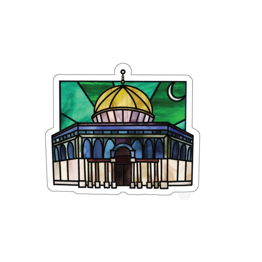 Al Aqsa Dome of the Rock Die-cut Stickers - Etsy