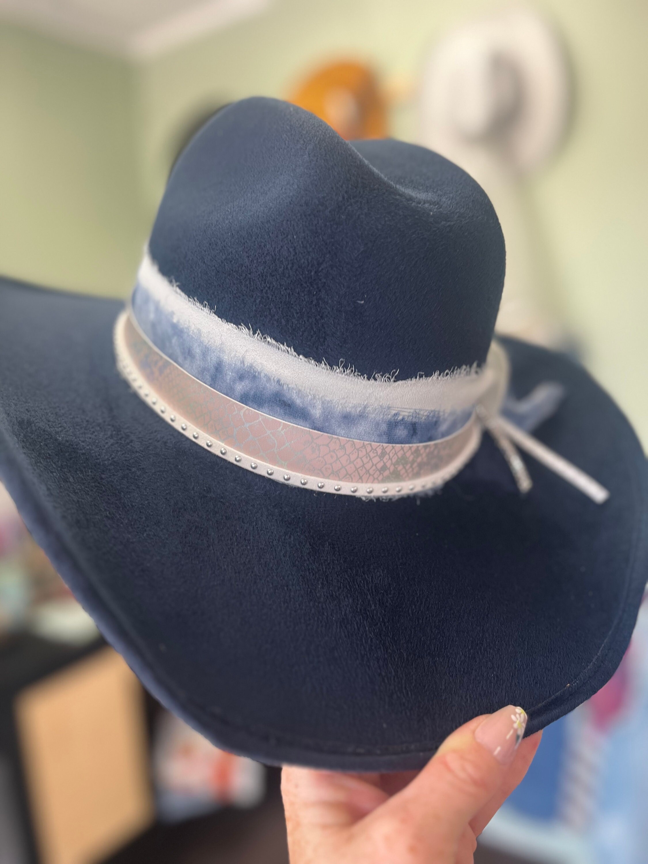 Navy Blue Custom Cowboy Hat - Etsy