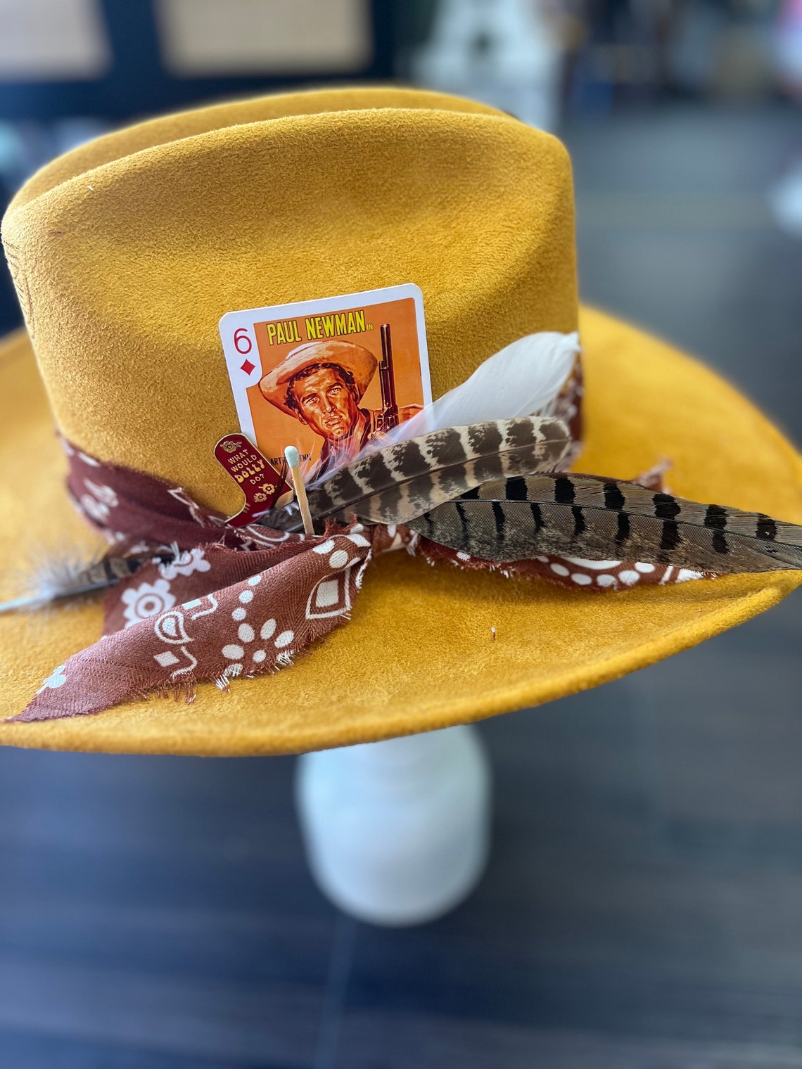 Yellowstone Style Cowboy Hat With Custom Boot Stitch - Etsy