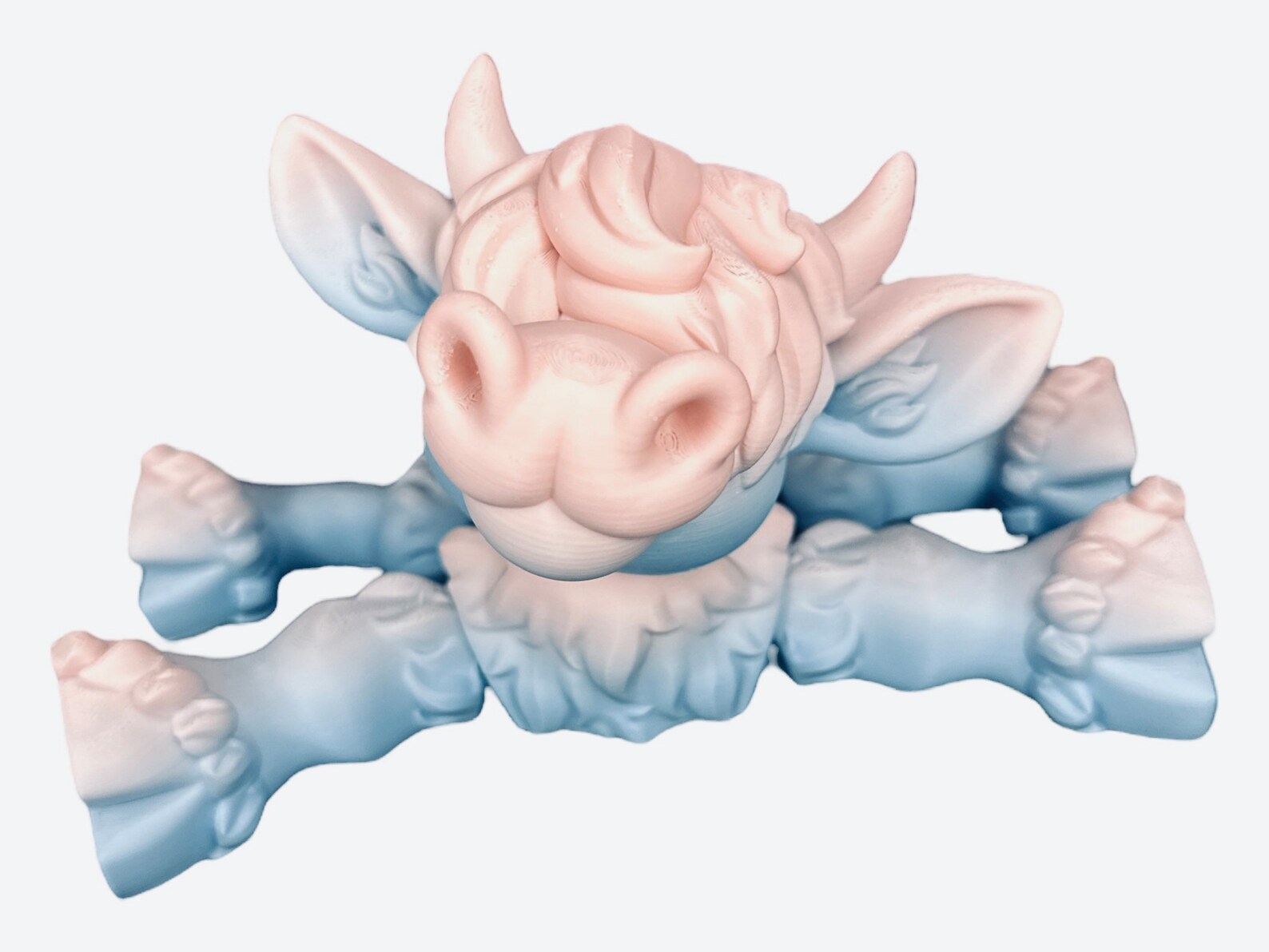 Highland Cow. Articulated. 3D Printed. Desk Pet. Sensory Toy. - Etsy