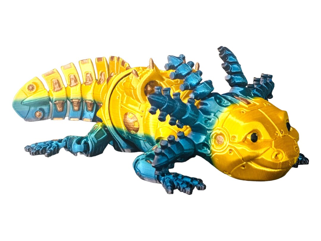 Lg Robot Axolotl "axl-2". Articulated. Fidget. Desk Pet. Free Gift With ...