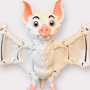Flappy Bat "bartok". 3D Printed. Articulated. ADHD. Sensory Desk Toy ...
