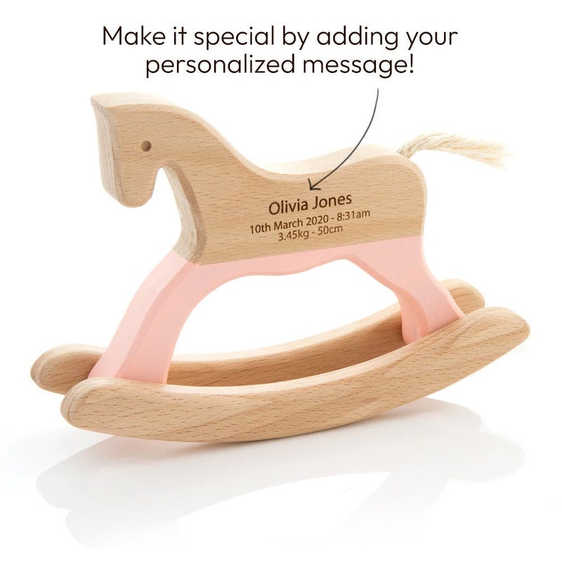 Wooden Rocking Horse - Etsy