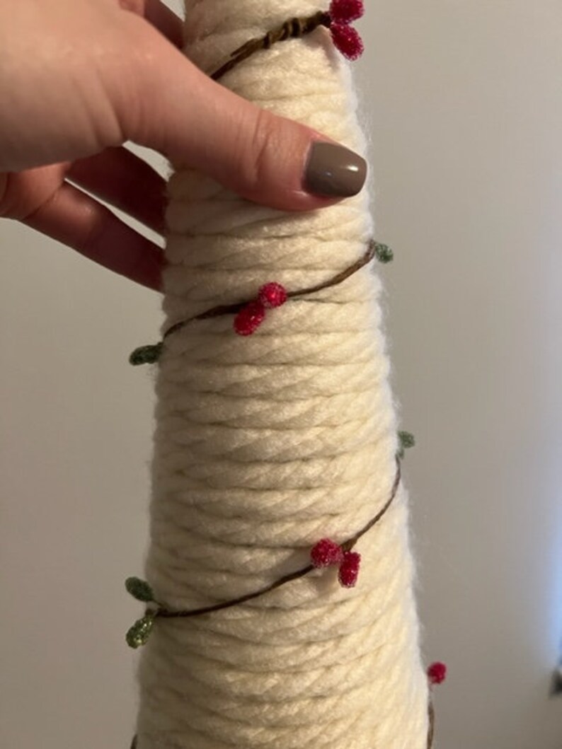 Set of 3 Decorative Yarn Trees - Etsy