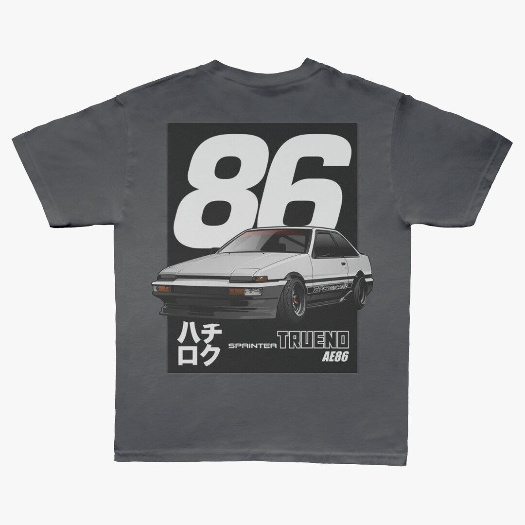 Retro JDM T-shirt, Vintage Car T-shirt, Car T-shirt for Men, Initial D ...