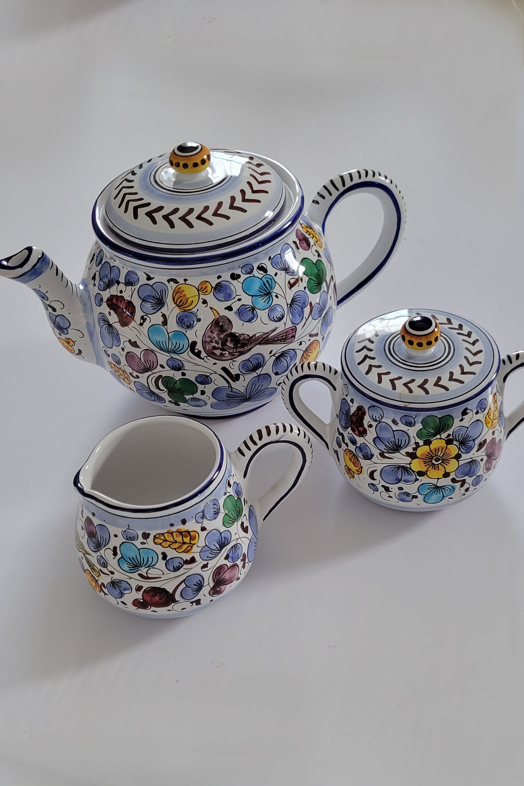 Handcrafted FIMA Arabesco Deruta Italy Majolica Teapot - Etsy