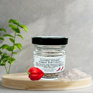 Carolina Reaper Infused Sea Salt - Etsy