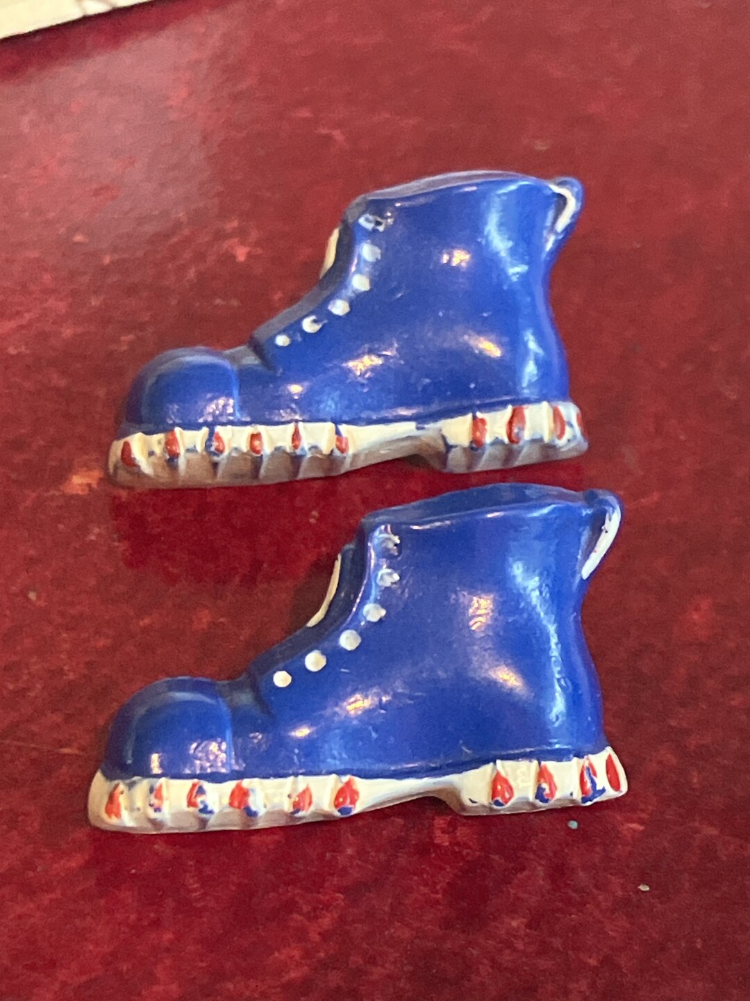 Vintage Realistic Boot Buttons, Funky Boot-shaped Buttons, Collectible ...