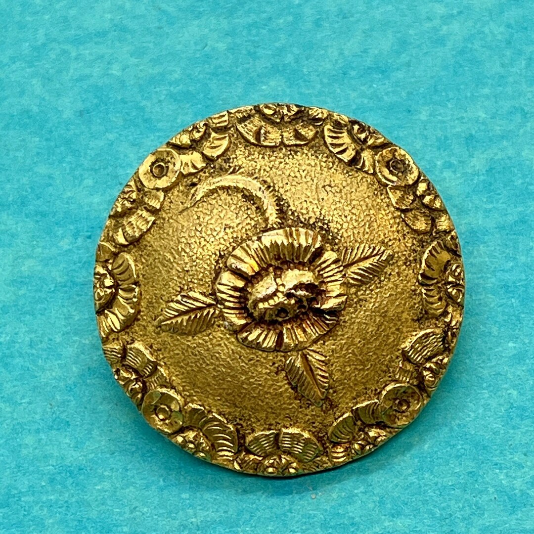 Vintage Gilt Uniform Button With London Makers Mark to Rear - Etsy