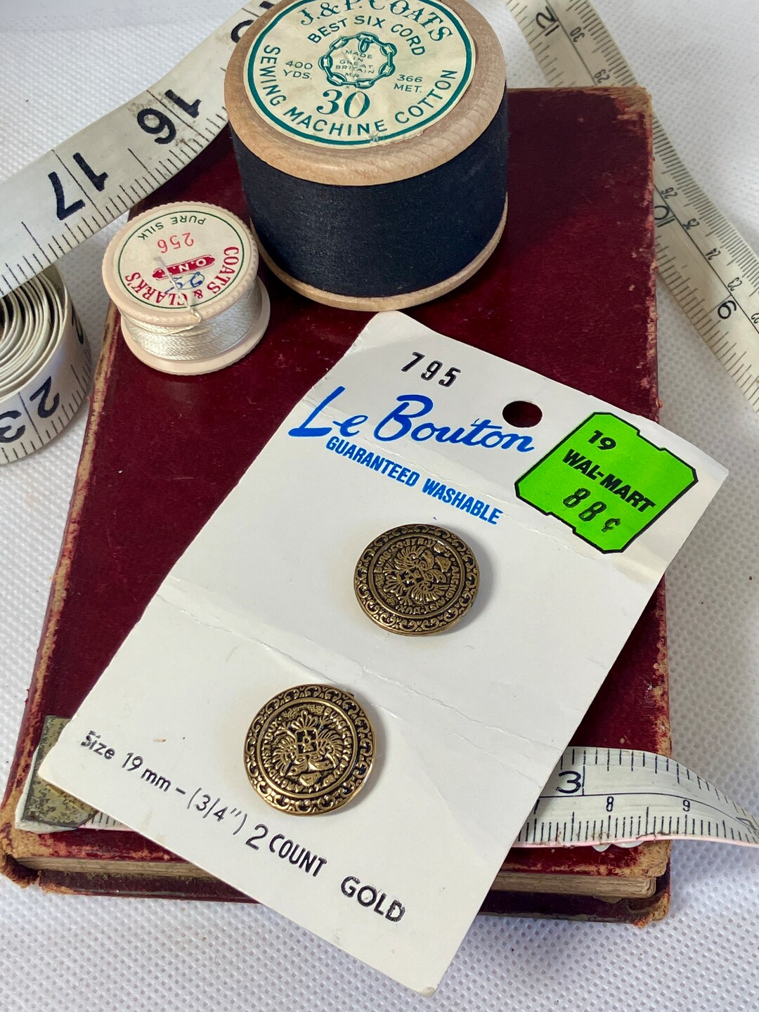 Vintage Le Bouton Buttons, Brass Buttons - Etsy