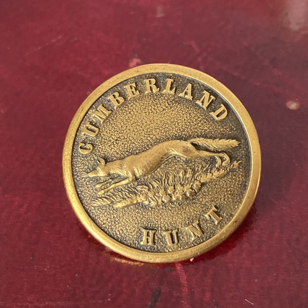 Antique Hunting Button - Etsy