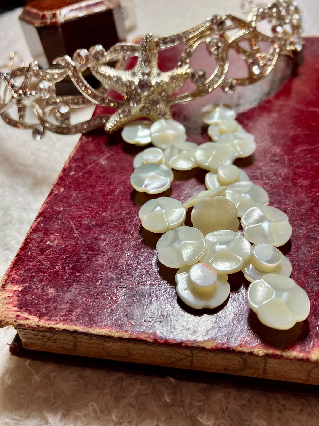 Vintage Wedding Dress Buttons, Mother of Pearl Bridal Buttons ...