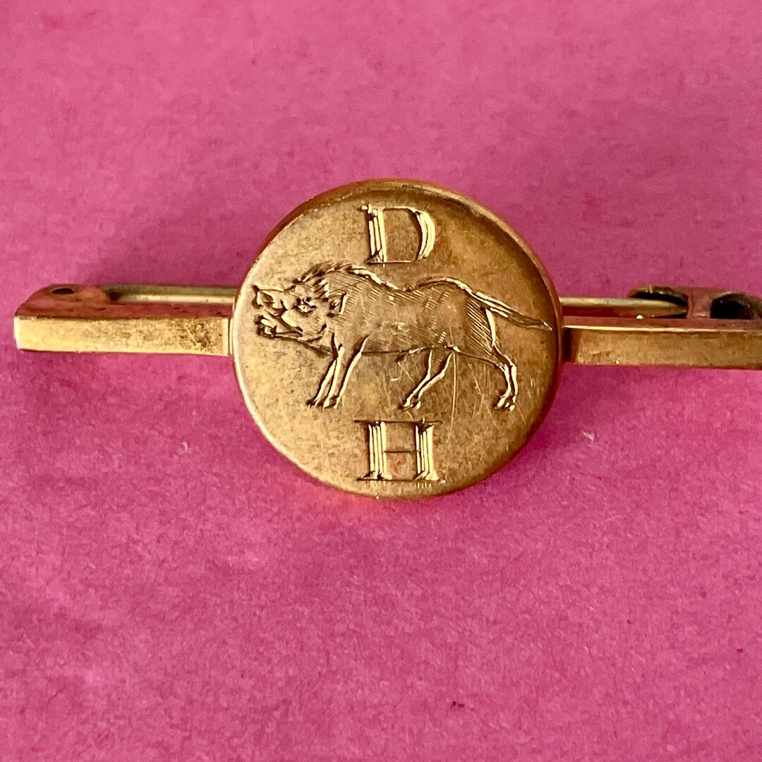 Hunting Pin Vintage Lapel Pin Monogram Pin Antique Pin - Etsy