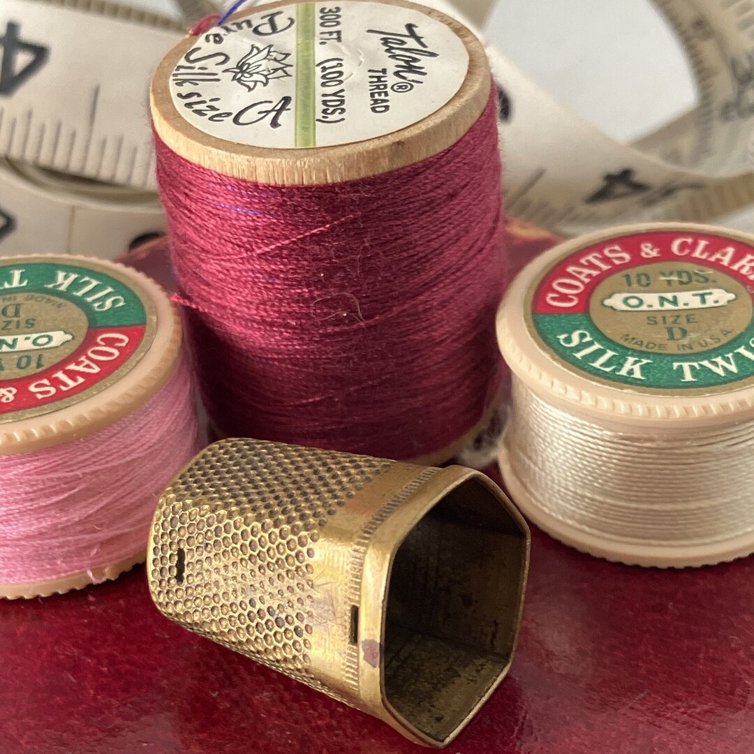 Thimble Rare Vintage Brass Thimble Octagonal - Etsy