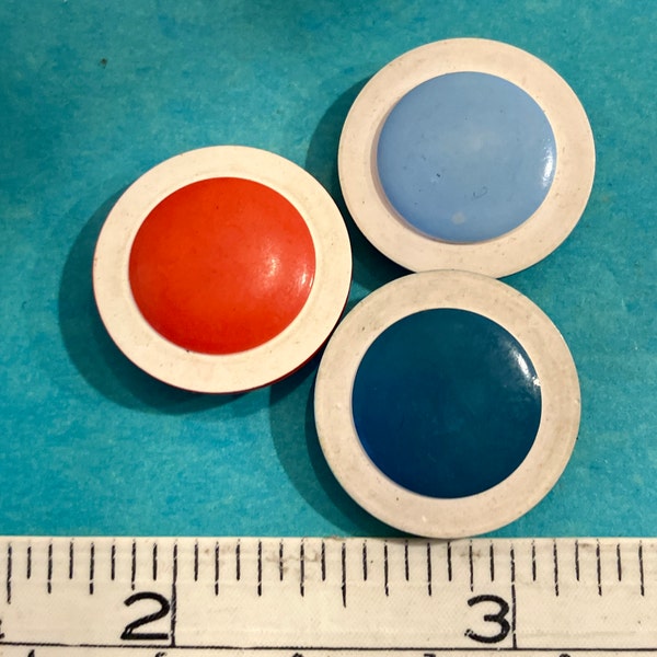 Two Tone Buttons - Etsy