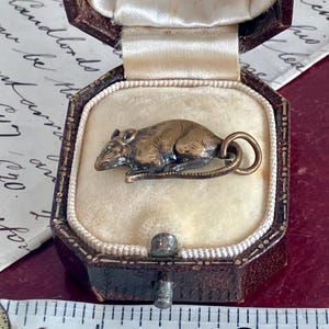 Vintage Rat Charm, Rat Chinese Horoscope Charm, Collectible Animal ...
