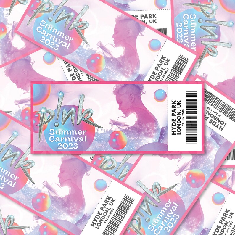 Pnk Summer Carnival Tour World Tour 2024 Commemorative Ticket Digital ...