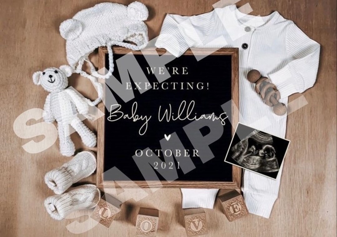 BABY BOARD ANNOUNCEMENT - Etsy