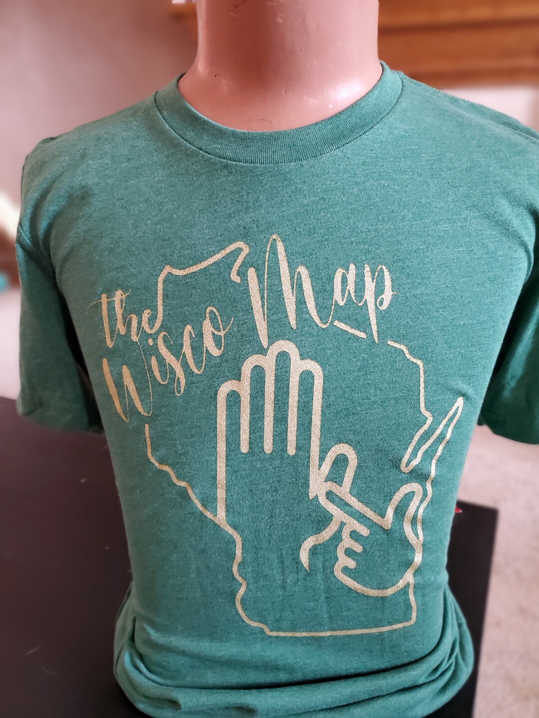 The Wisco Map - T-shirt Portraying the Brand Which Shows How Wisconsin ...