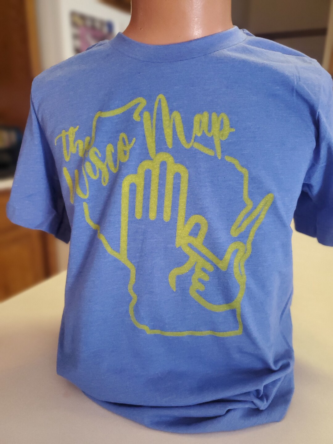 The Wisco Map - T-shirt Portraying the Brand Which Shows How Wisconsin ...