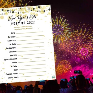 NYE Best of 2022 New Years Eve Games Printable Nye Activity Party Games ...