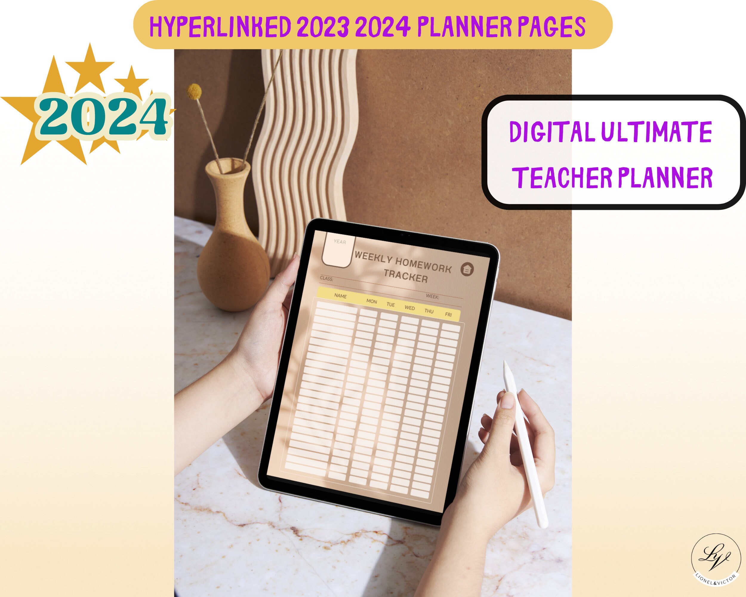 2023-2024 Goodnotes Teacher Digital Planner,2024 Academic Planner ...