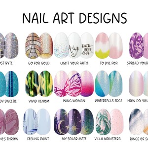 CS NAIL ART Designs Nail Strips * 100% Real Nail Polish * Made in the U ...
