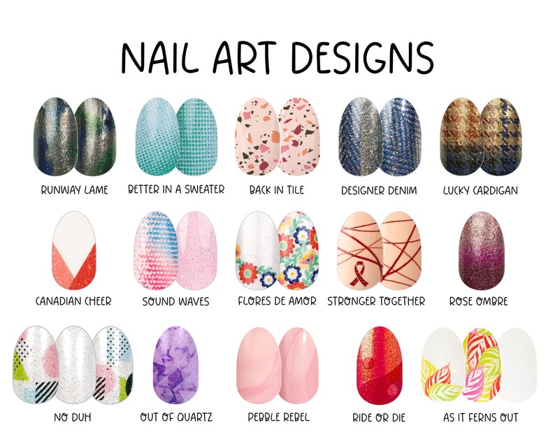 CS NAIL ART Designs Nail Strips 100% Real Nail Polish Made in the U.S.A ...