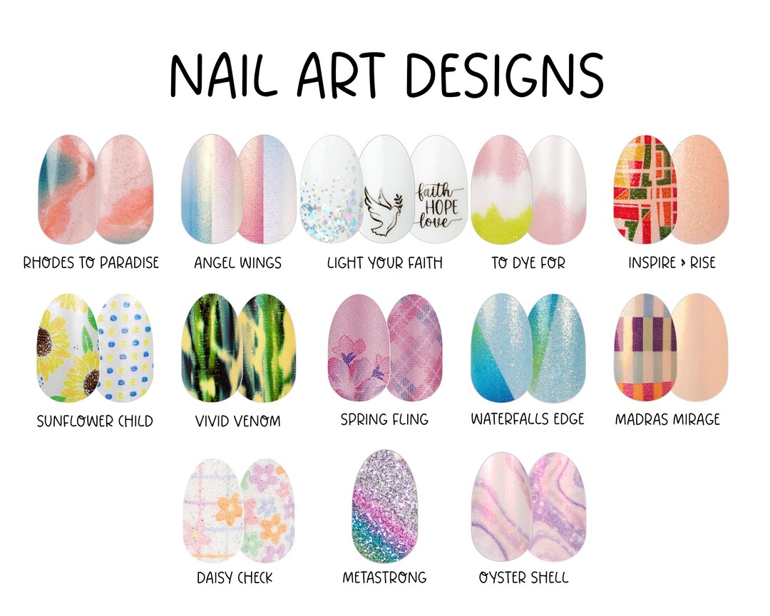 CS NAIL ART Designs Nail Strips 100% Real Nail Polish Made in the U.S.A ...