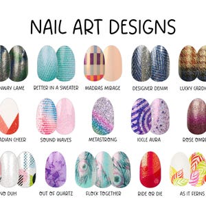 CS NAIL ART Designs Nail Strips * 100% Real Nail Polish * Made in the U ...