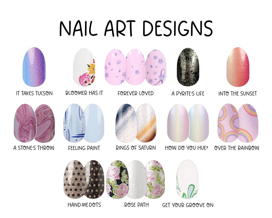 CS NAIL ART Designs Nail Strips * 100% Real Nail Polish * Made in the U ...