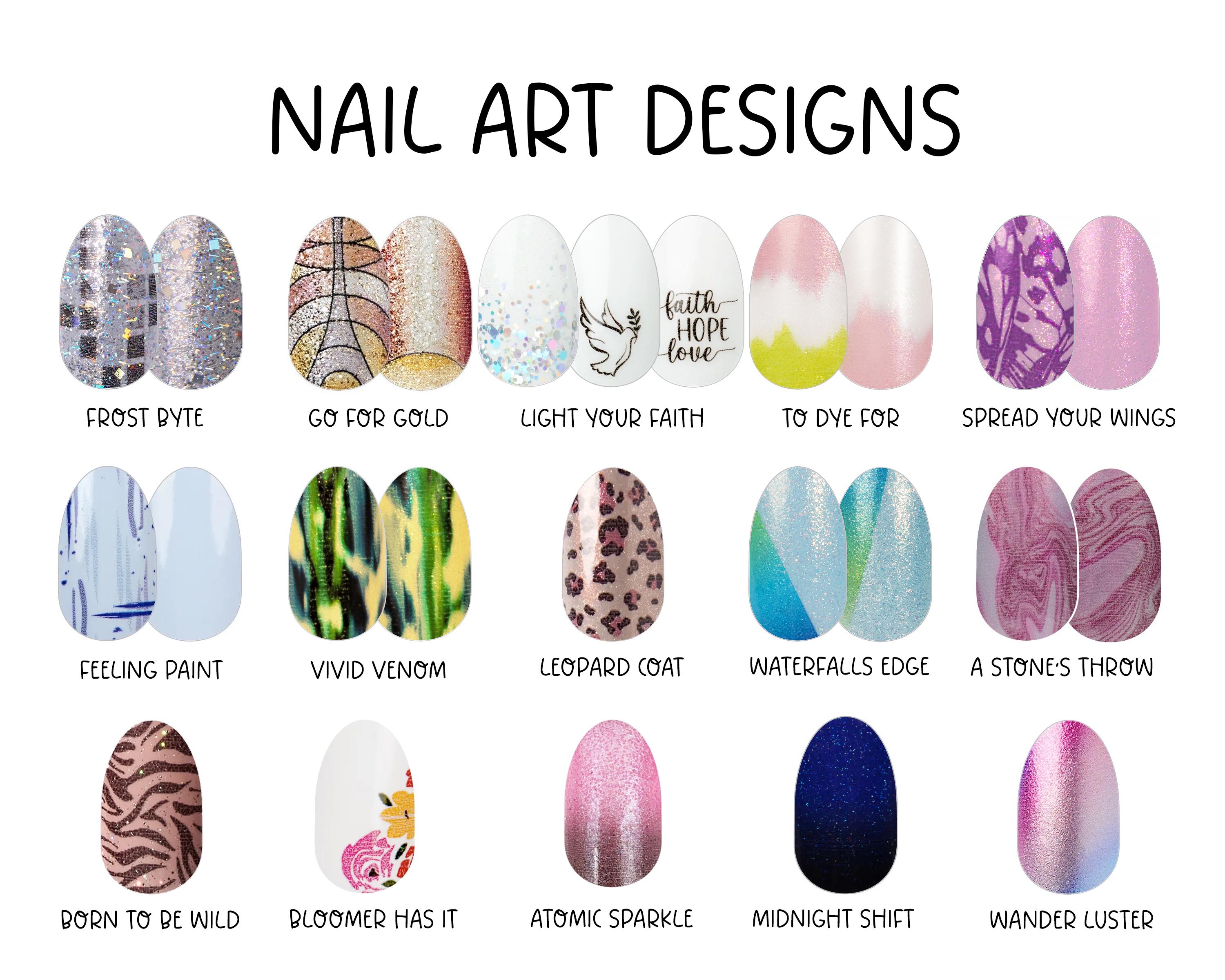 CS NAIL ART Designs Nail Strips * 100% Real Nail Polish * Made in the U ...
