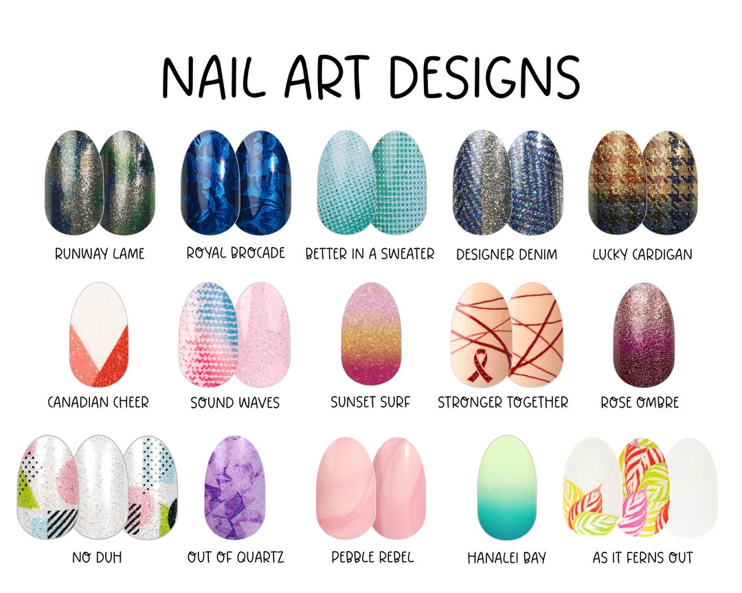 CS NAIL ART Designs Nail Strips 100% Real Nail Polish Made in the U.S.A. Manicure Pedicure ...