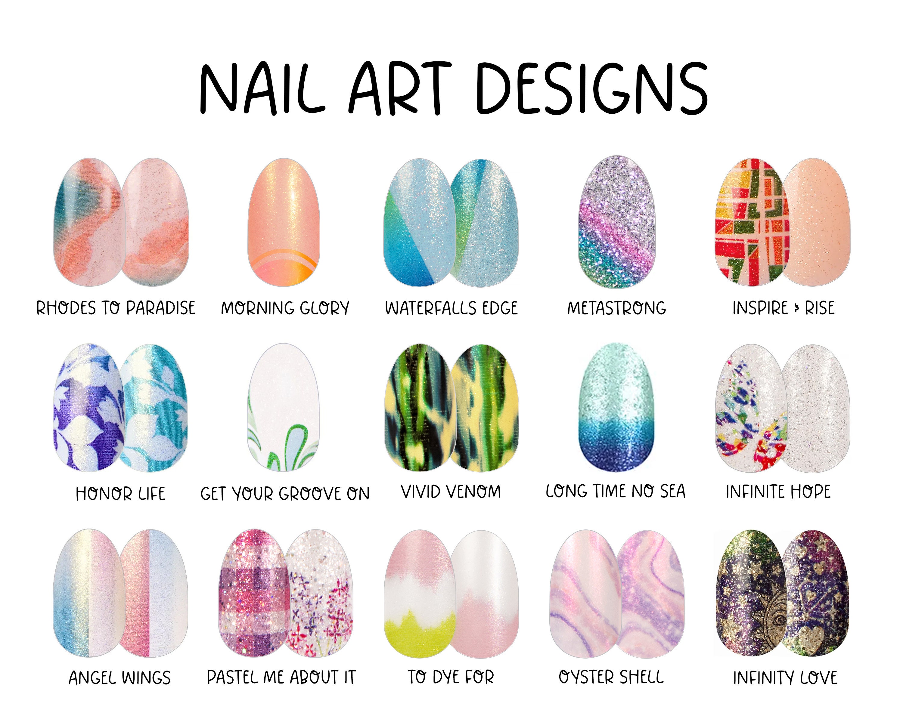 CS NAIL ART Designs Nail Strips 100% Real Nail Polish Made in the U.S.A ...