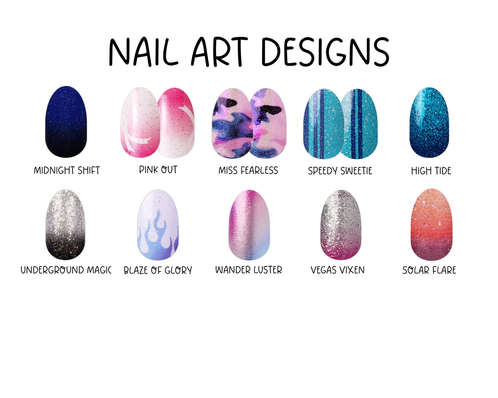 CS NAIL ART Designs Nail Strips 100% Real Nail Polish Made in the U.S.A ...