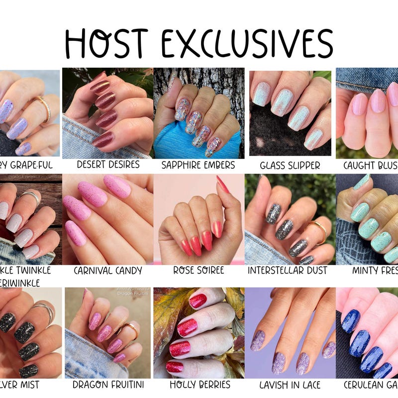 Red Glitter Color Street - Etsy