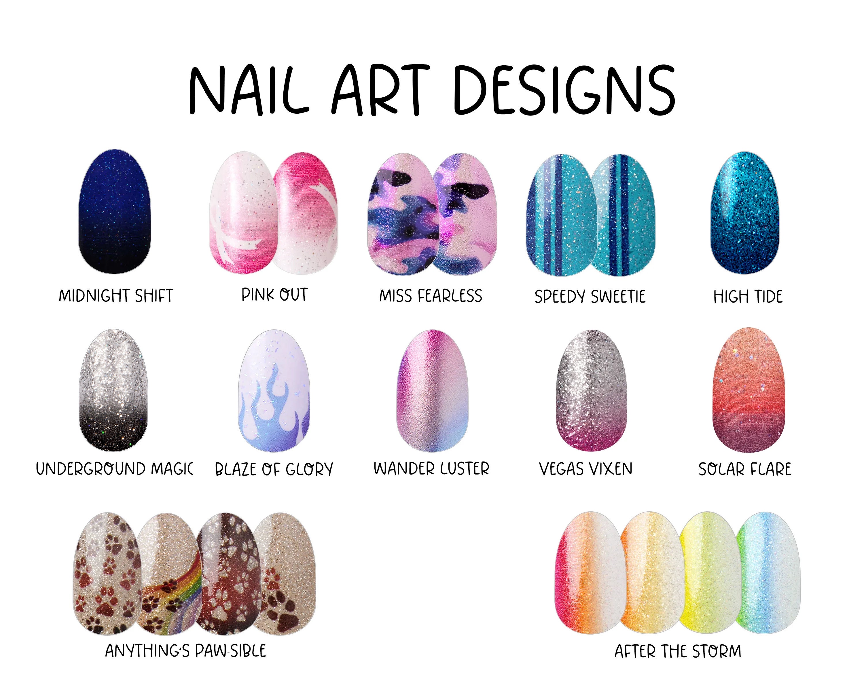 CS NAIL ART Designs Nail Strips 100% Real Nail Polish Made in the U.S.A ...