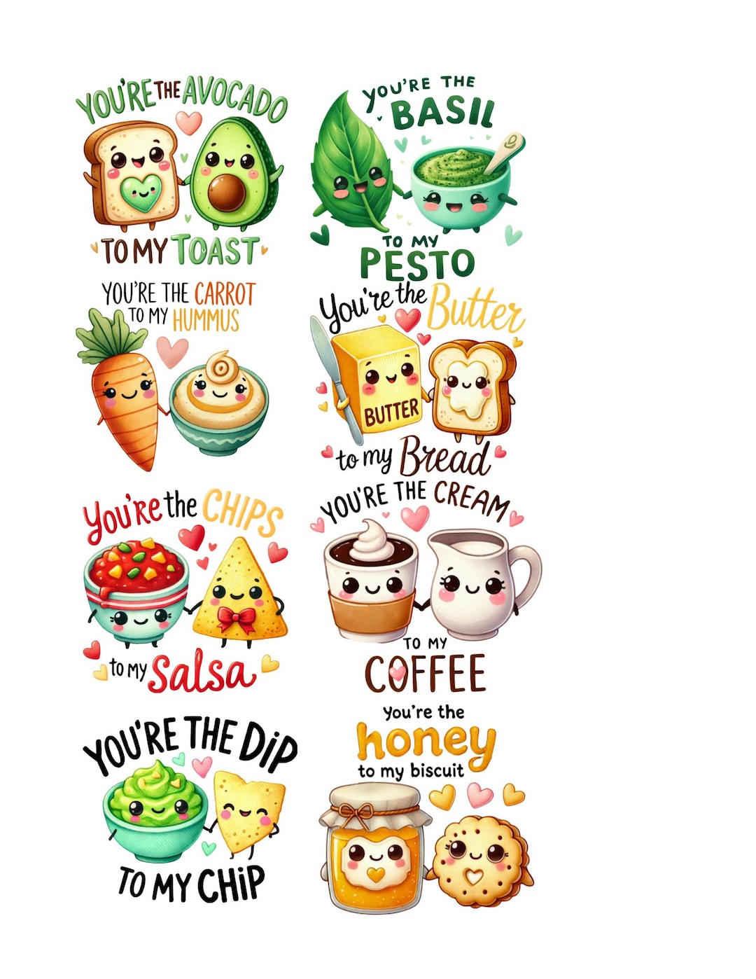 Food Pun Couples Magnets, Funny Magnets, Valentines Gifts, Condiment ...