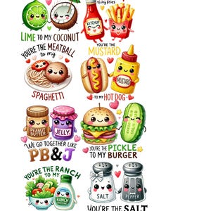 Food Pun Couples Magnets, Funny Magnets, Valentines Gifts, Condiment ...