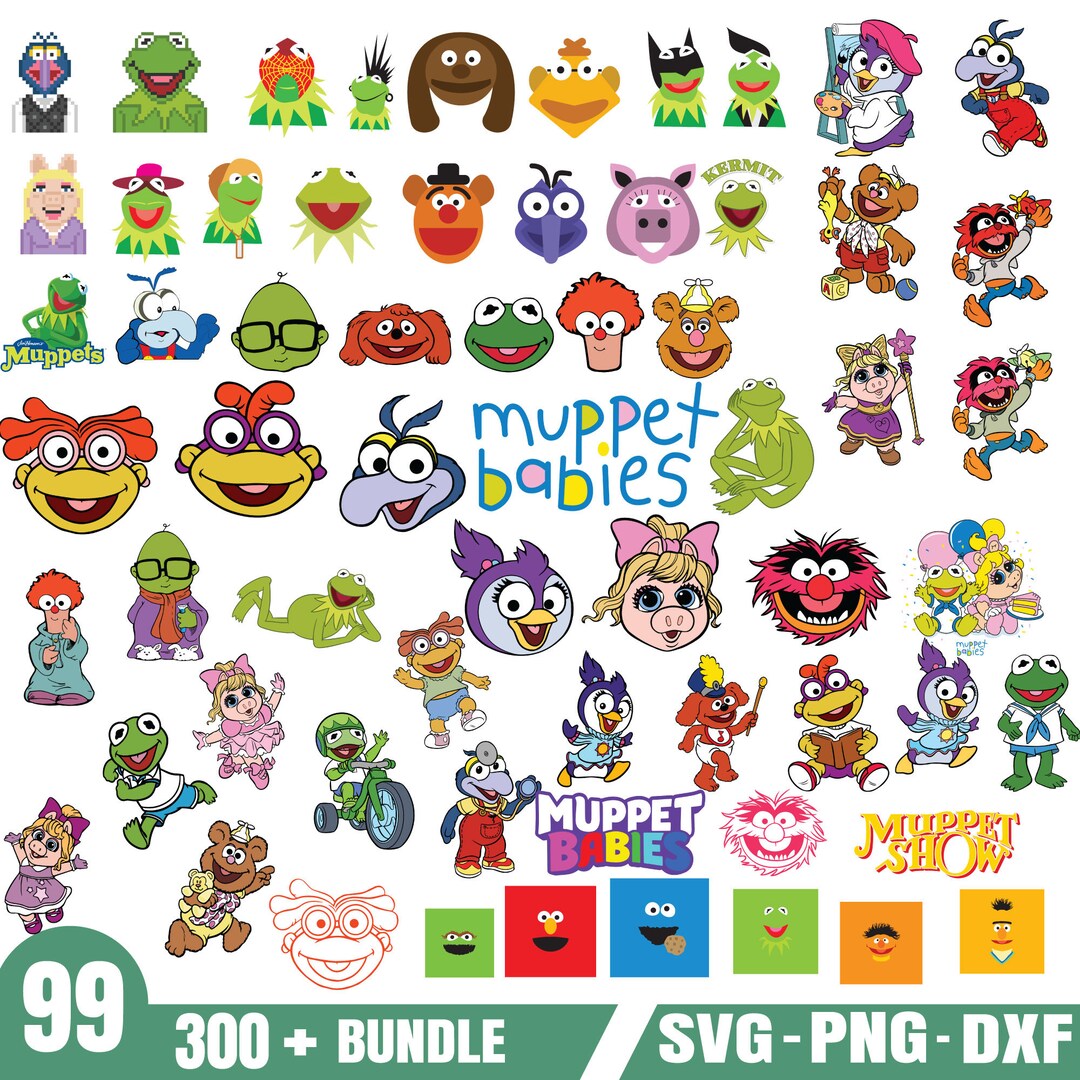 Muppets Svg Bundle- PNG-SVG-DXF - Etsy
